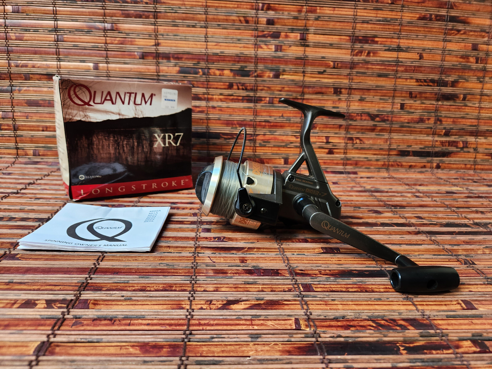 QUANTUM XR7 LONGSTROKE FISHING REEL, BALL BEARING SPINNING REEL w/BOX ...