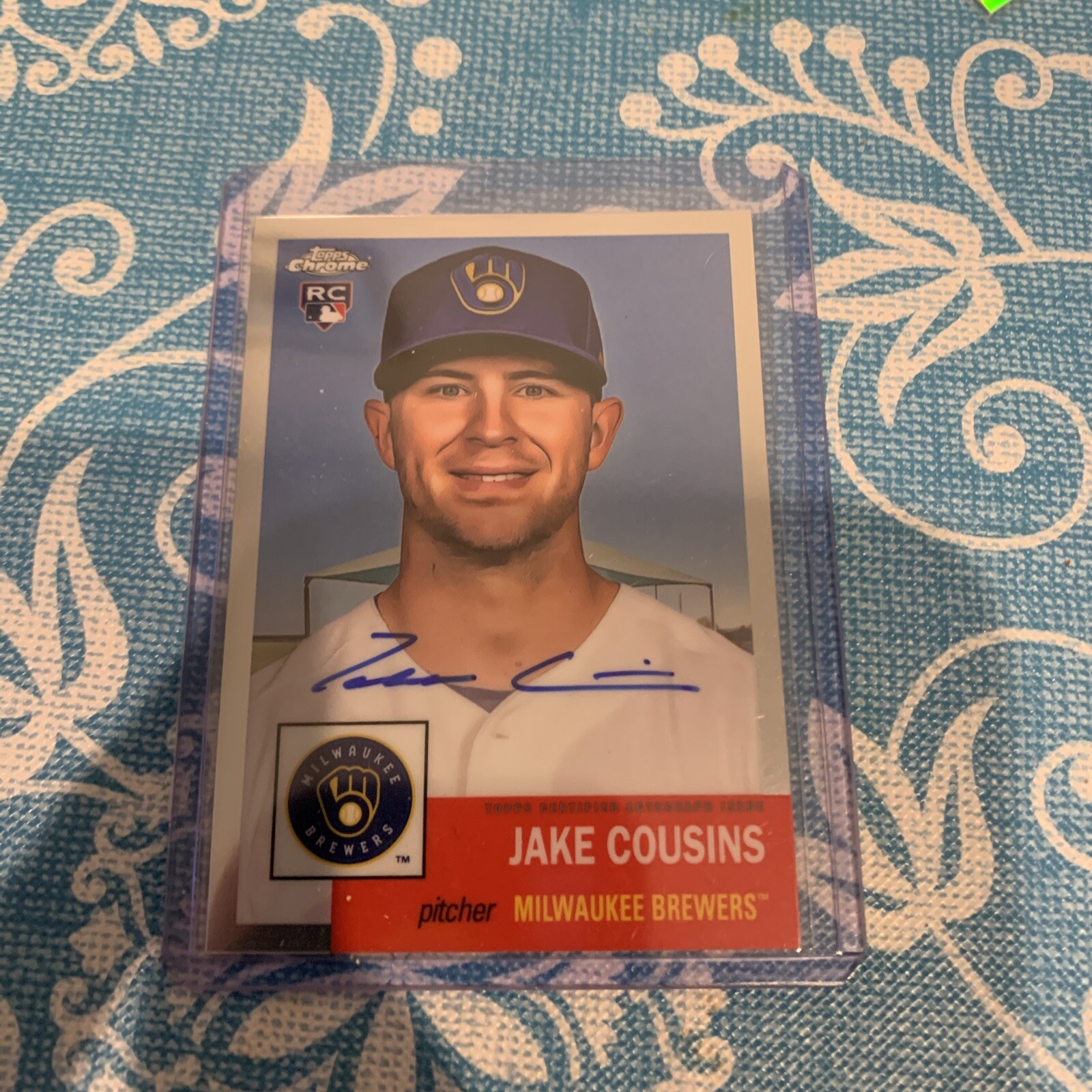 Jake Cousins AUTO RC 2022 Topps Chrome Platinum Anniversary Brewers | eBay