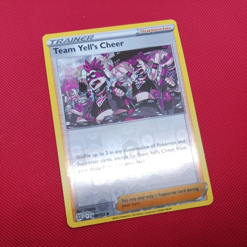 Team Yell's Cheer 149/172 Reverse Holo Brilliant Stars Pokémon TCG Card ...