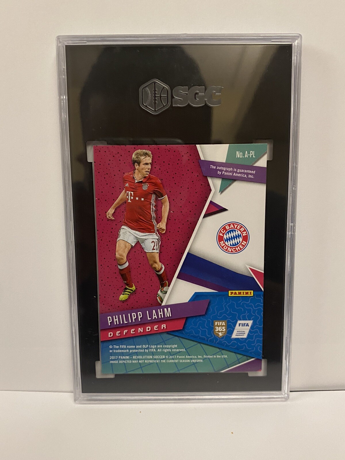 2017 Panini Revolution - Autographs #A-PL Philipp Lahm (AU) for sale ...
