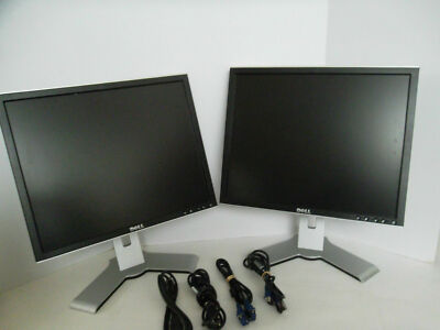 LOT-2 Dell 2007WFP 20" UltraSharp Monitor w/4-Port USB Hub VGA DVI S ...