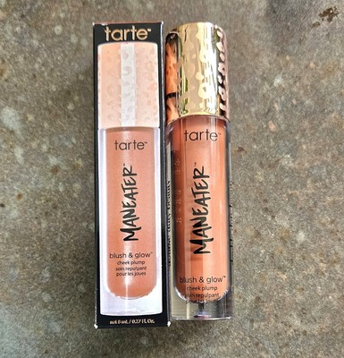 Tarte DEEP BUFF Maneater Satin Blush & Glow Cheek Plump Full Size .27 ...