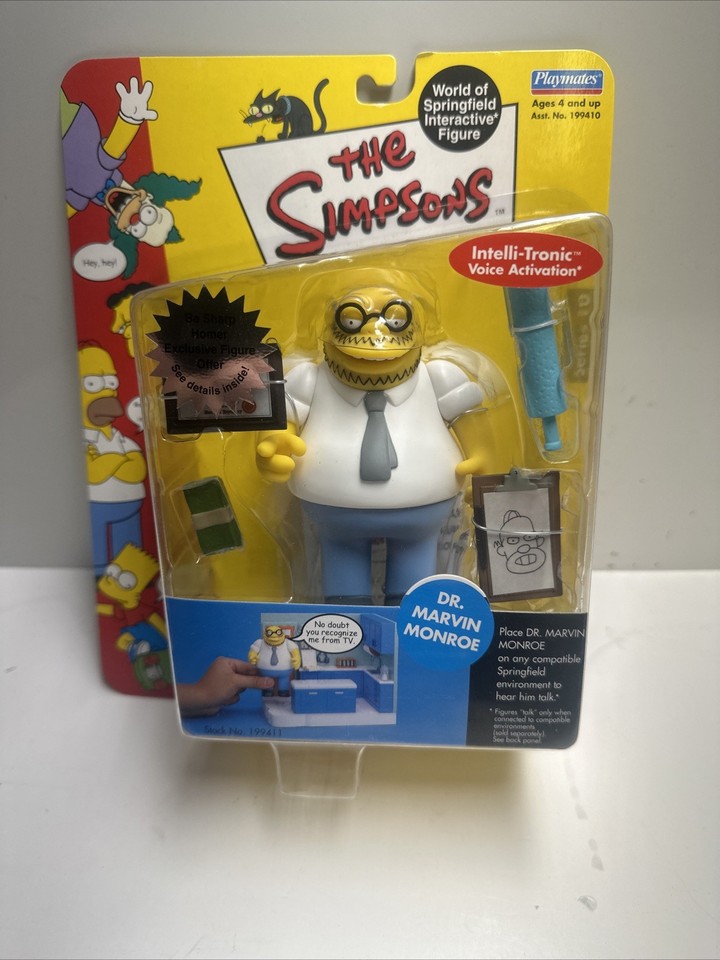 The Simpsons Set (5) Series 10 Figures Marvin Smithers Wendell Flanders ...
