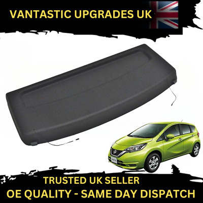 FITS NISSAN NOTE E12 2012-2017 PARCEL SHELF BOOT LOAD COVER BLACK NEW ...