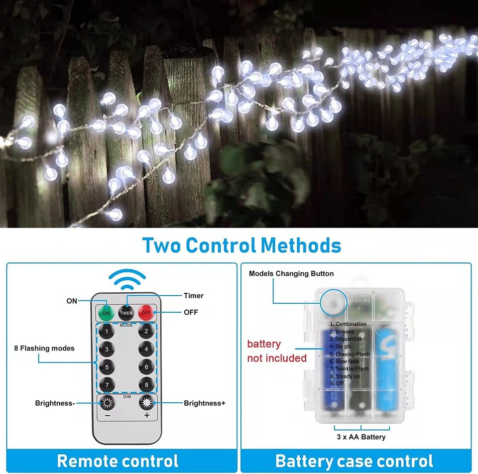 Fairy Lights Battery Operated String Light Remote String Lights For ...