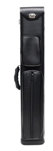 New Delta 4x6 COMBO Pool Cue Case - Black Vinyl - FREE US SHIPPING | eBay