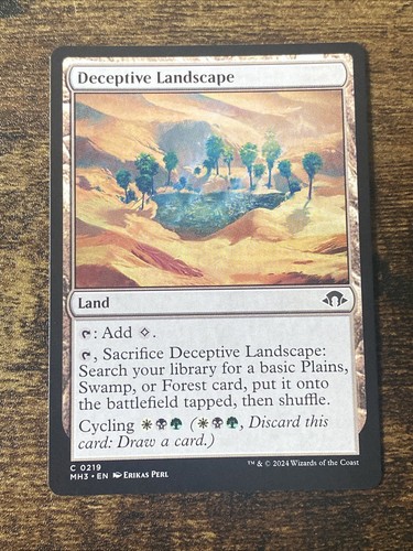 Deceptive Landscape 0219 Modern Horizons 3 MH3 MTG Magic The Gathering ...