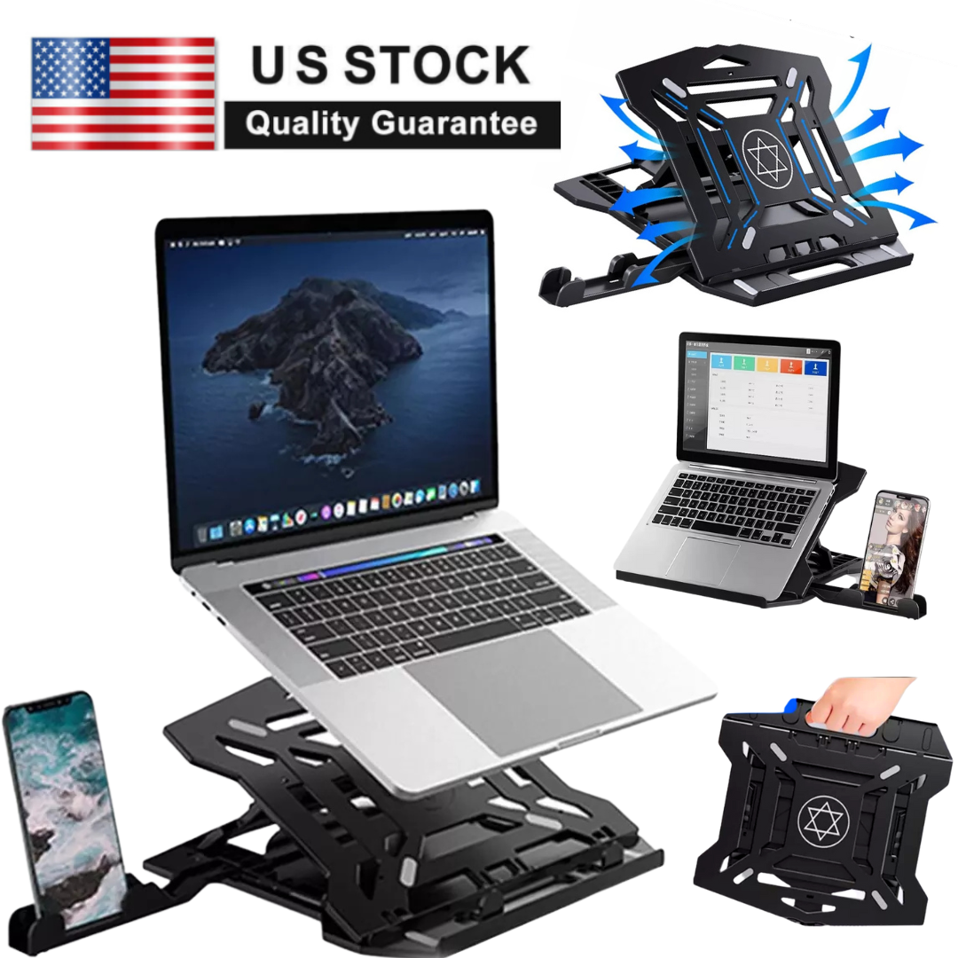 Adjustable Multi-Angle Rotating Laptop Stand Holder Portable compatible ...