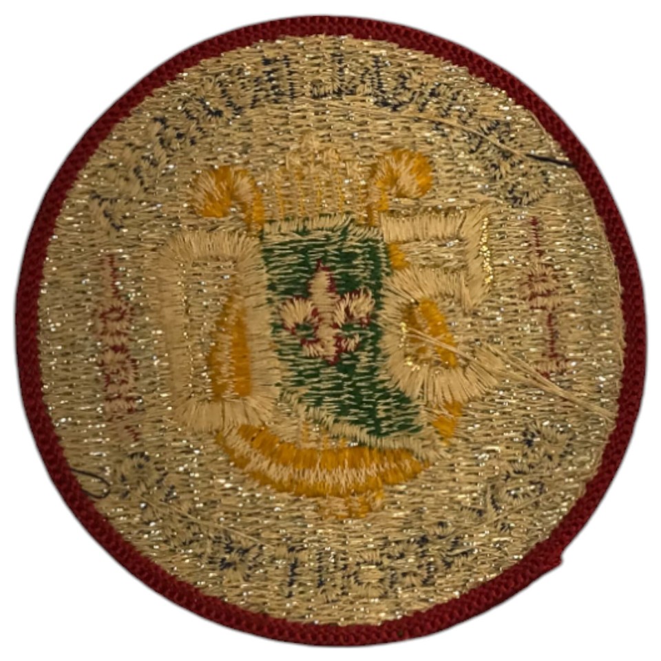 1967 Boy Scout Band Central Indiana Council Patch RED Bdr (TS436) | eBay