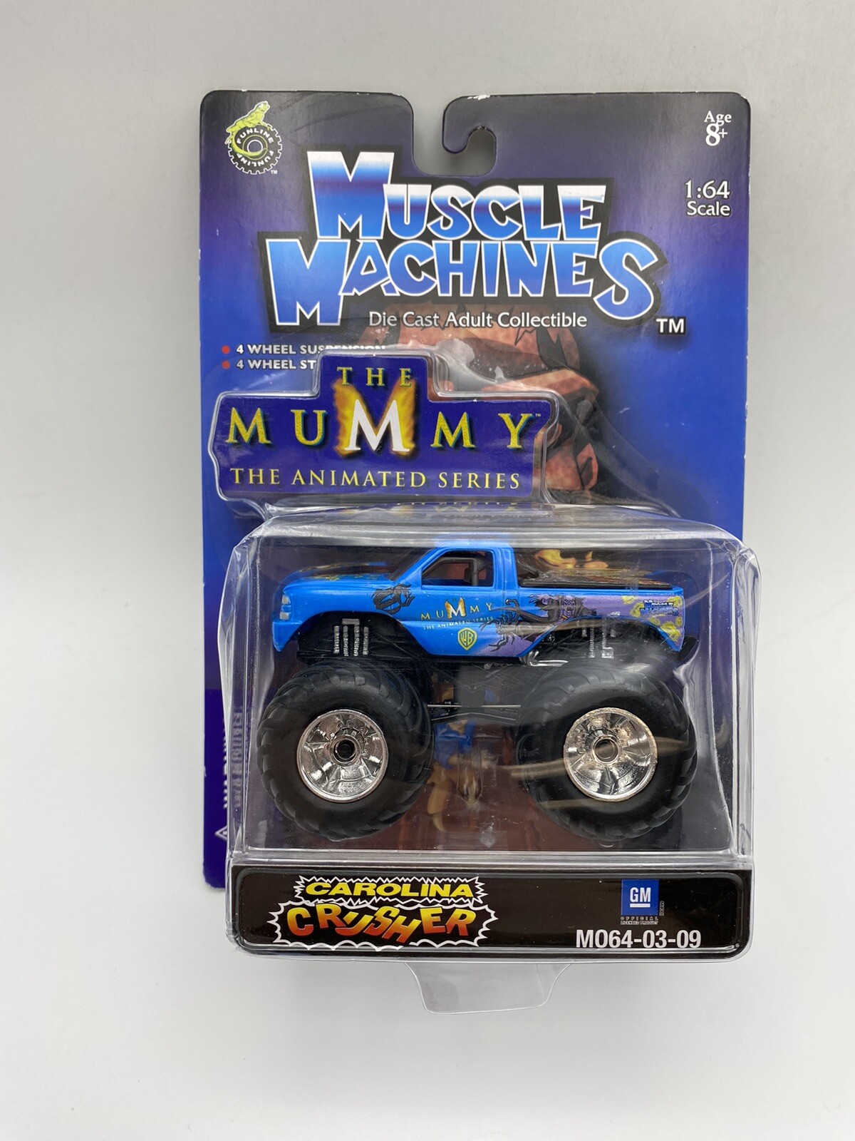 Muscle Machines The Mummy Carolina Crusher Monster Trucks Pickup 1:64 ...