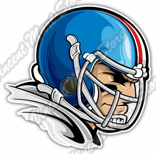 Cartoon Football Helmet