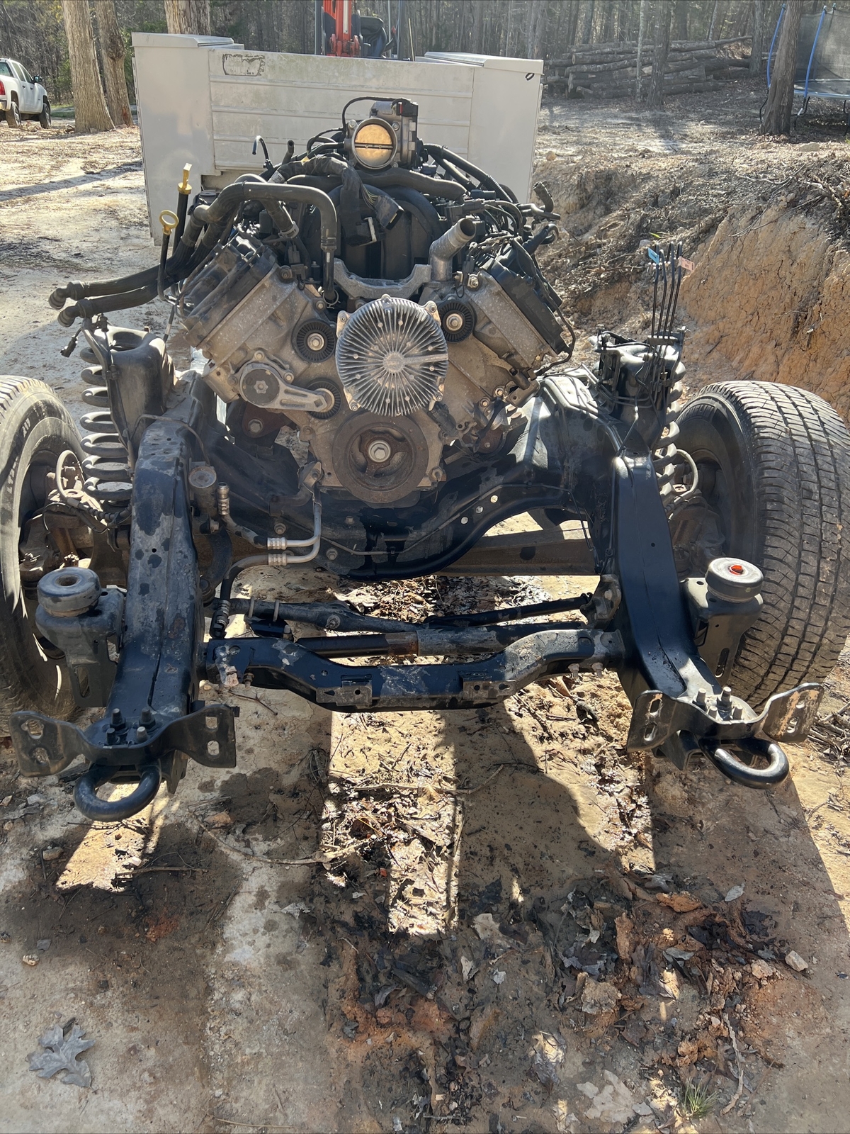 2017-2020 FORD F250 F350 SD 160'' WHEELBASE COMPLETE BARE FRAME RAIL ...