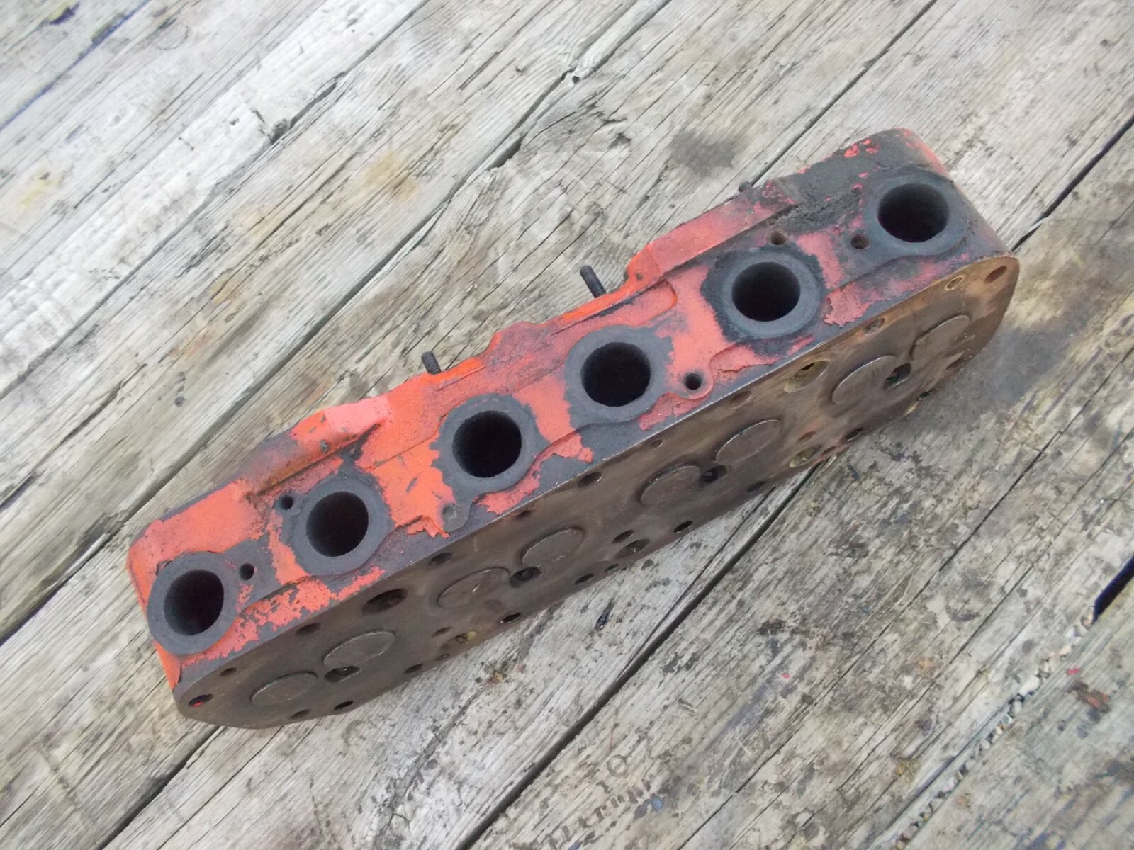 Allis Chalmers WD45 WD 45 AC tractor engine motor cylinder head w ...
