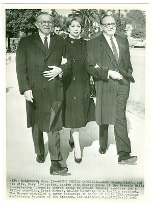 1-15-62 Jack Benny & George Burns Beverly Hills Funeral, Ernie Kovacs ...