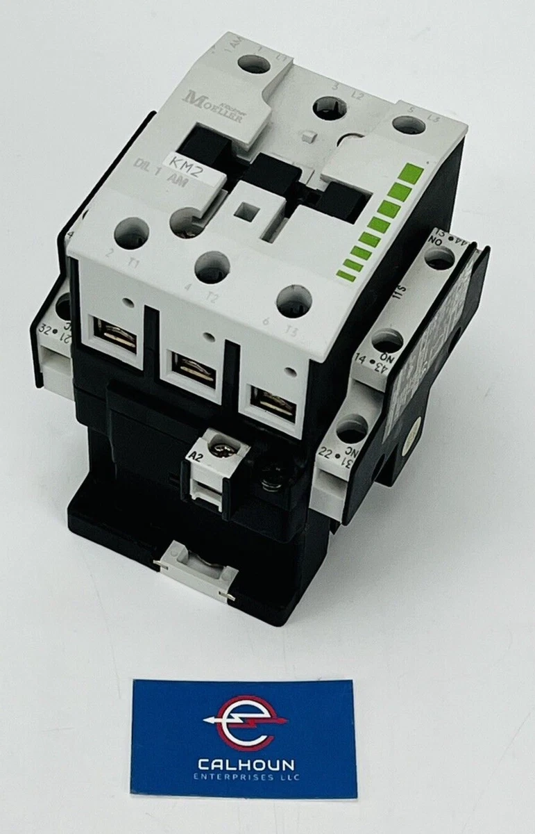 Moeller DIL1AM-G 24VDC 3-phase 3-Pole 55 Amp IEC Rated, 43% OFF