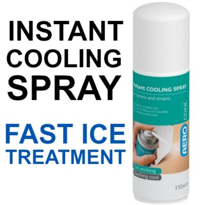 1 X Instant Cold COOLING Spray | 200ml Aero COOL AMADA FIRST AID | eBay ...