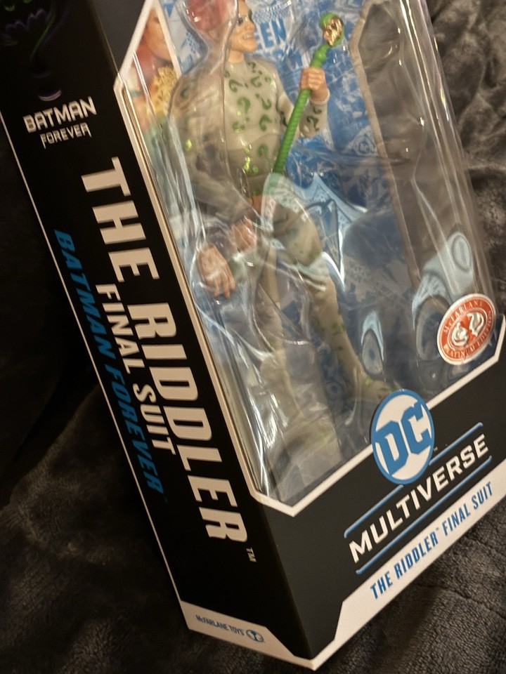 McFarlane Toys DC Multiverse The Riddler Final Suit Red Platinum. Vhtf ...