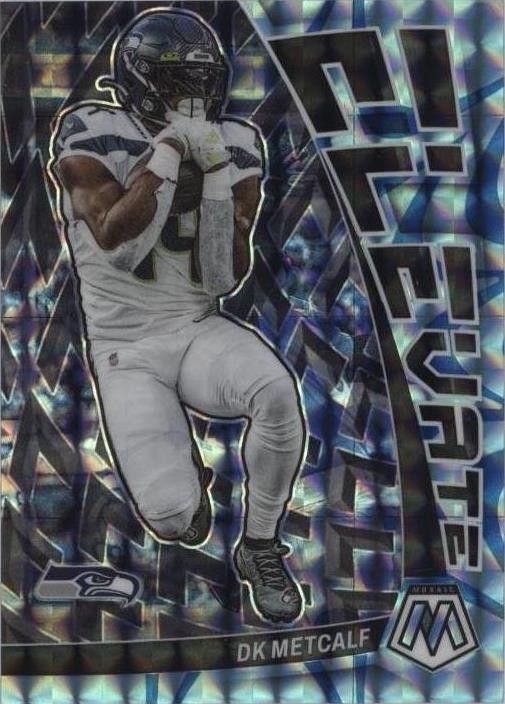 2023 Panini Mosaic - Elevate DK Metcalf #E-DKM Reactive Blue Mosaic ...