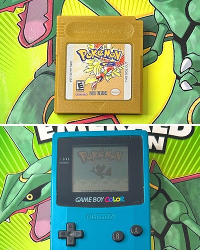 🔥Pokemon Gold Version Gameboy Color: Classic GBC Game | eBay