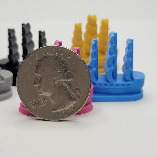 Pirate ships Pack of 5 Token And Pawns For Board Games lot #6459 | eBay