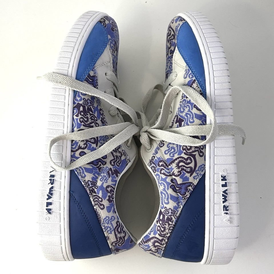Vintage AIRWALK Skate Shoes Mens Sz US 10 Maskator 4-J Blue Suede ...