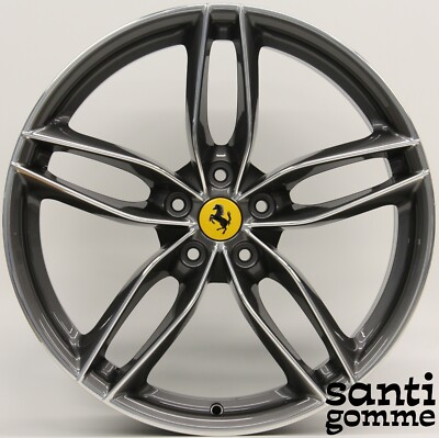 4 CERCHI FERRARI 488 20 " ORIGINALI ANTRACITE DIAMANTATO 310139 308764 ...