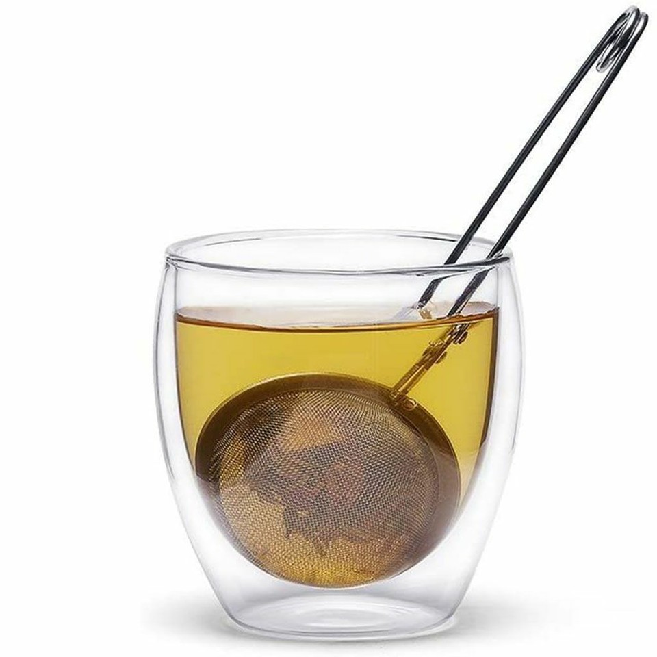Stainless Steel Spoon Tea Leaves Herb Mesh Ball Infuser Filter Squeeze ...