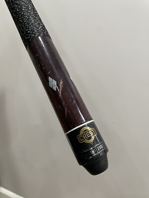 Crest 20 oz Two Piece Pool Cue NL | eBay