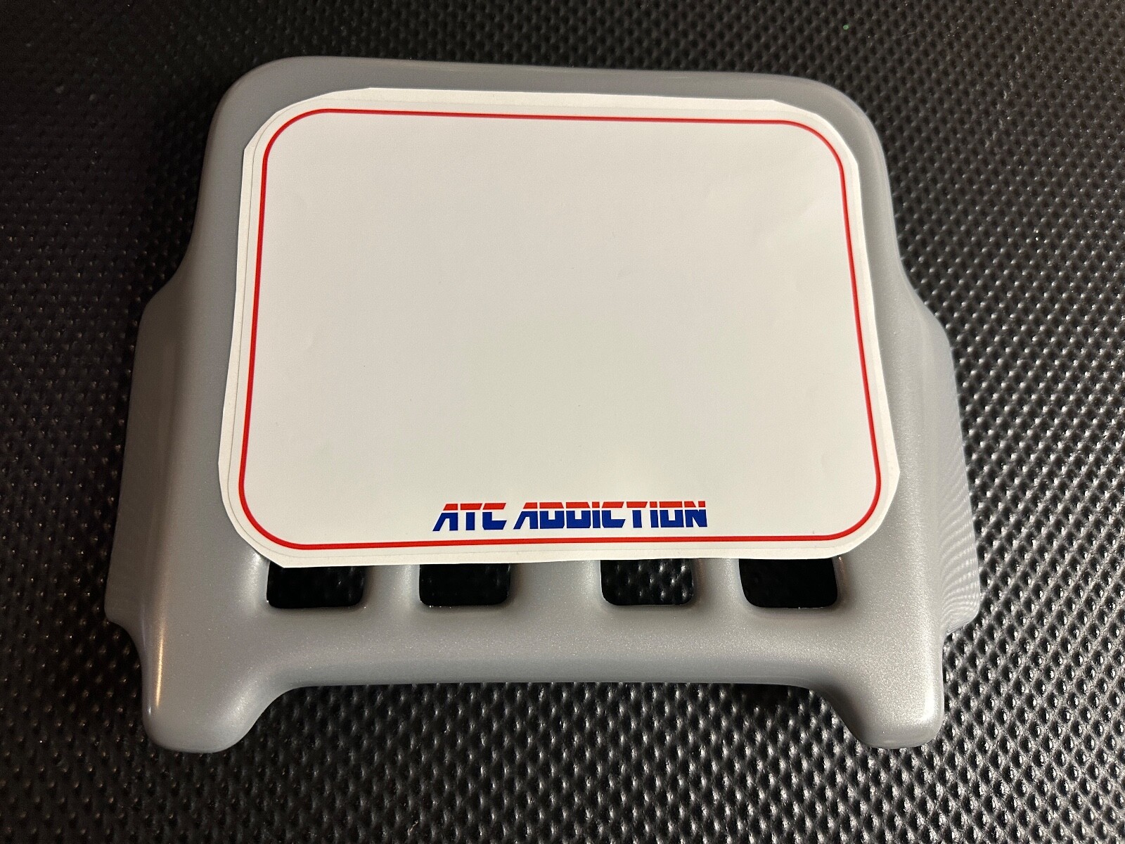 ATC Addiction - Front Number Plate in SILVER. Honda 3 Wheeler 250R 350X ...