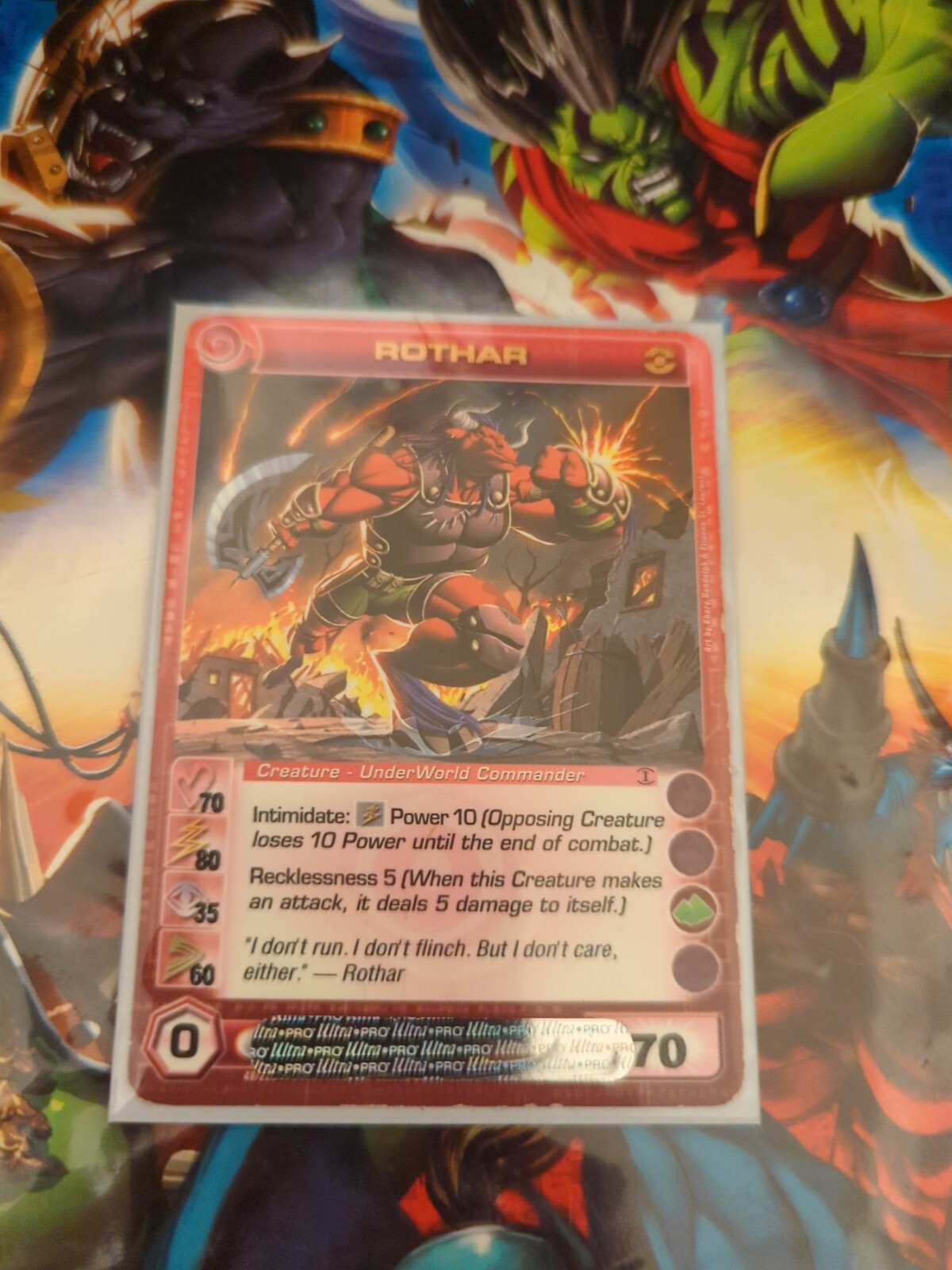 CHAOTIC ROTHAR DAWN OF PERIM NEAR MINT UNUSED CODE RARE MAX W | eBay