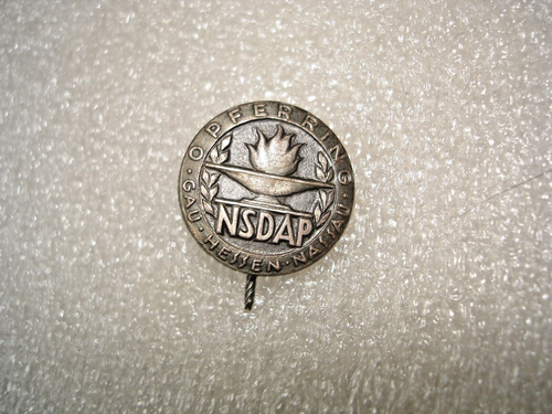 WWII GERMAN OPFERRING GAU HESSEN NASSAU NSDAP PIN | eBay
