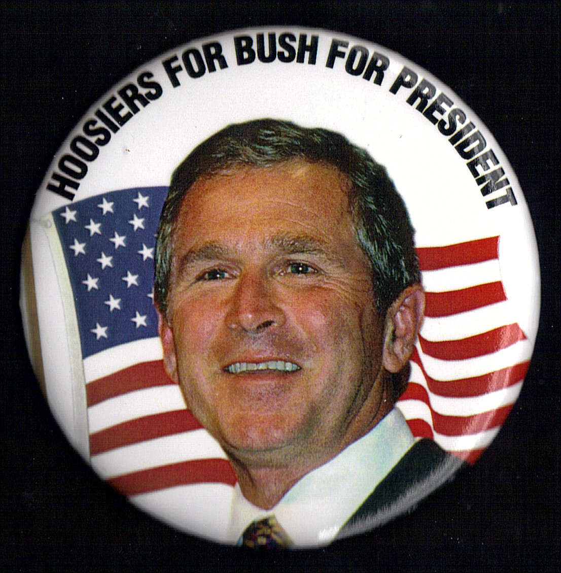 2000 George W Bush 3.5" / "Hoosiers Indiana" Presidential Campaign ...