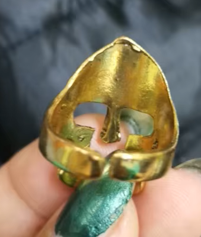 Gladiator Gold Ring Movie Old Roman Fighter Ancient Games Retro Vintage ...