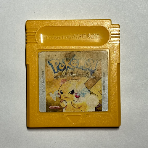 Pokémon Yellow Version Special Pikachu Edition Game Boy Authentic ...