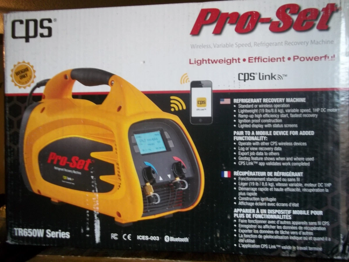 TR600 Portable Refrigerant Recovery Machine CPS Products, 54% OFF