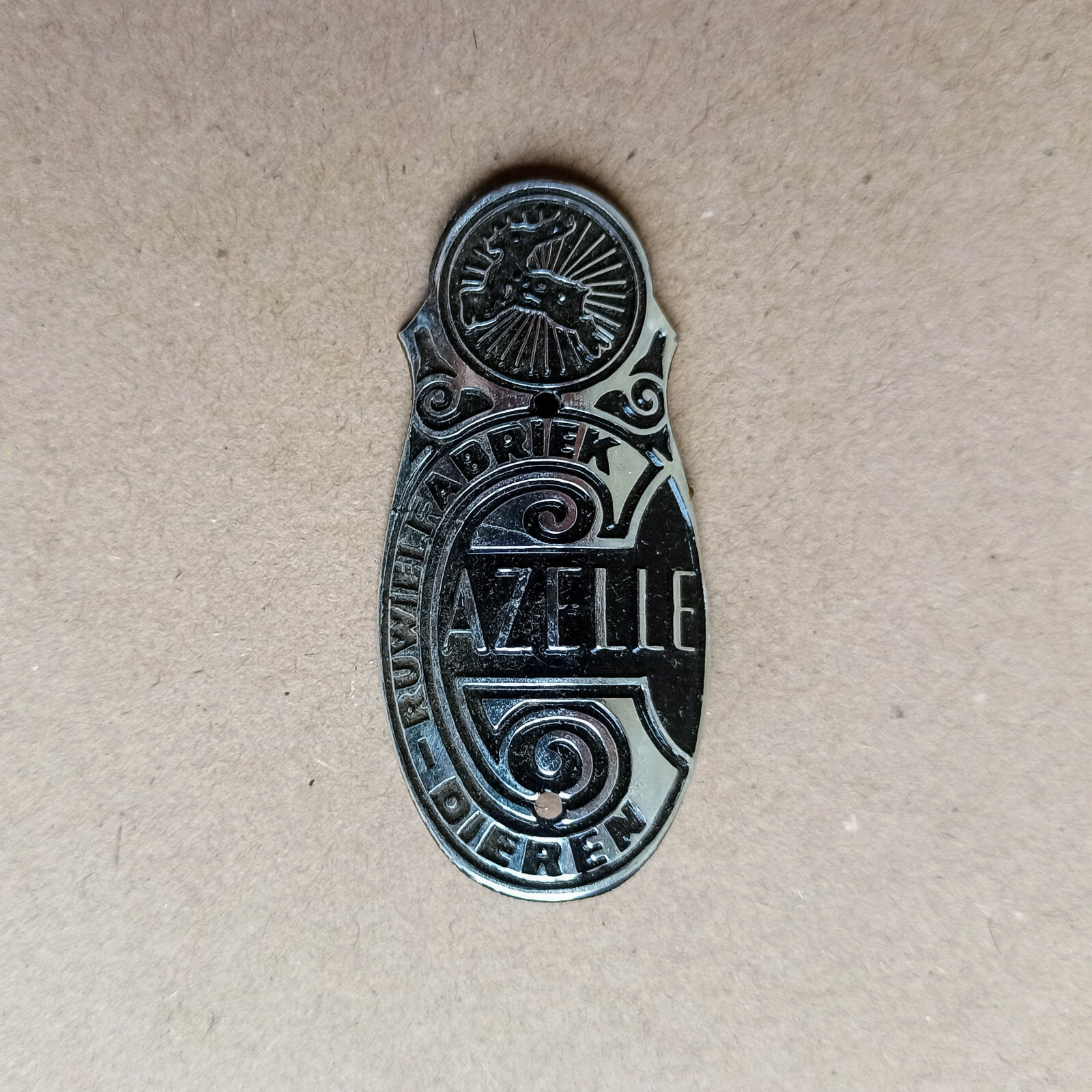 VINTAGE GAZELLE BICYCLE HEAD BADGE BIKE emblem badge logo RARE NOS | eBay