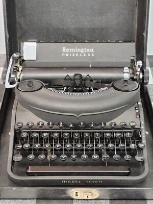 Vg 1930'S Remington Rand Model 7 Noiseless Portable Typewriter Made In ...