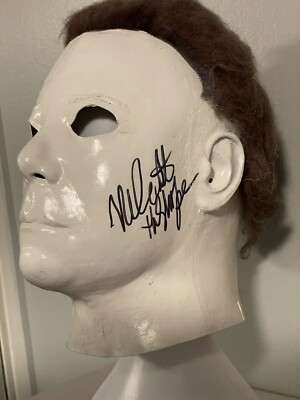 custom made michael myers mask nick castle autographed Halloween prop ...