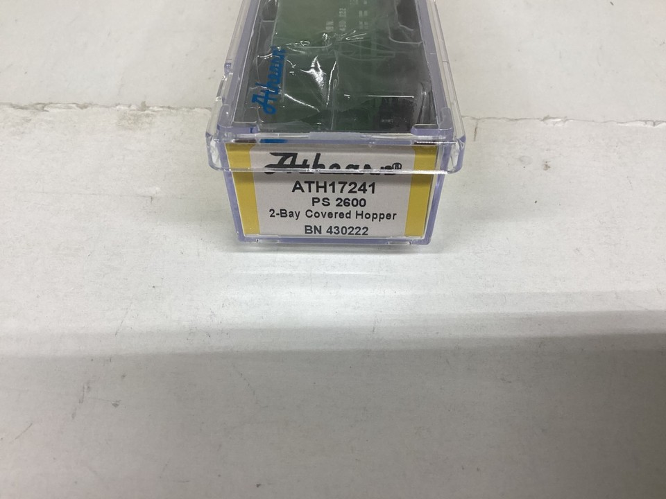Athearn #17241 N scale “BN” PS-2600 2 bay covered hopper Rd. #430222 | eBay