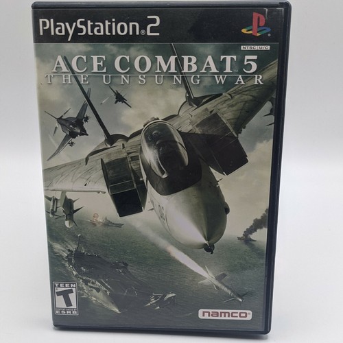 Ace Combat 5 The Unsung War PlayStation 2 Video Game Disc, Case And ...