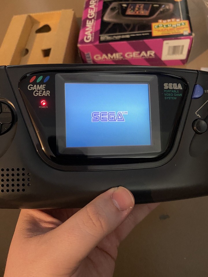 Sega Game Gear console With Super Columns Game and manuals | eBay