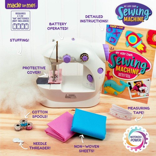 Made By Me Sewing Machine for Kids 8+ | Portable, Battery-Powered ...