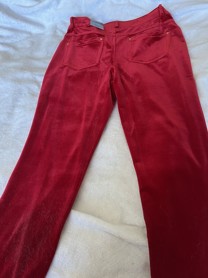 Red Velvet Pants by Inc. Never Worn Size 12. New With Tags. | eBay