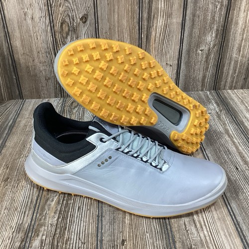 ECCO MENS GOLF CORE Hydromax Golf Shoe Silver Grey Metallic EU 47 US 13-13.5 US | eBay