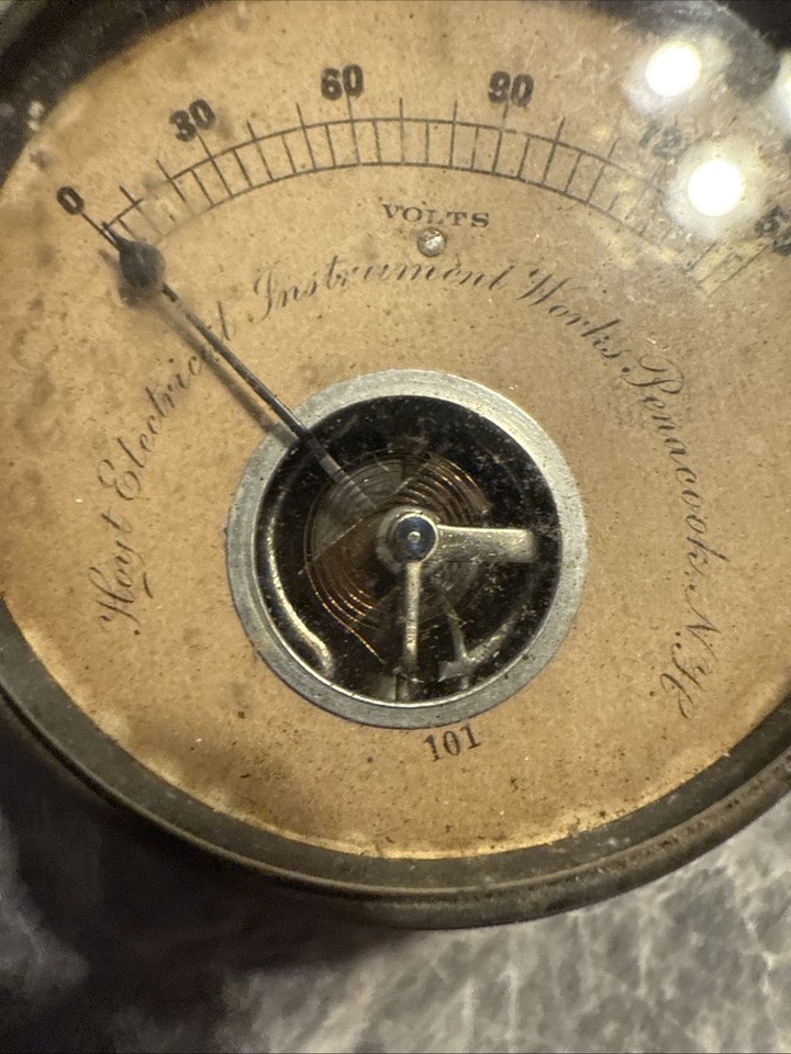 Antique Hoyt Volt Meter #101 | eBay