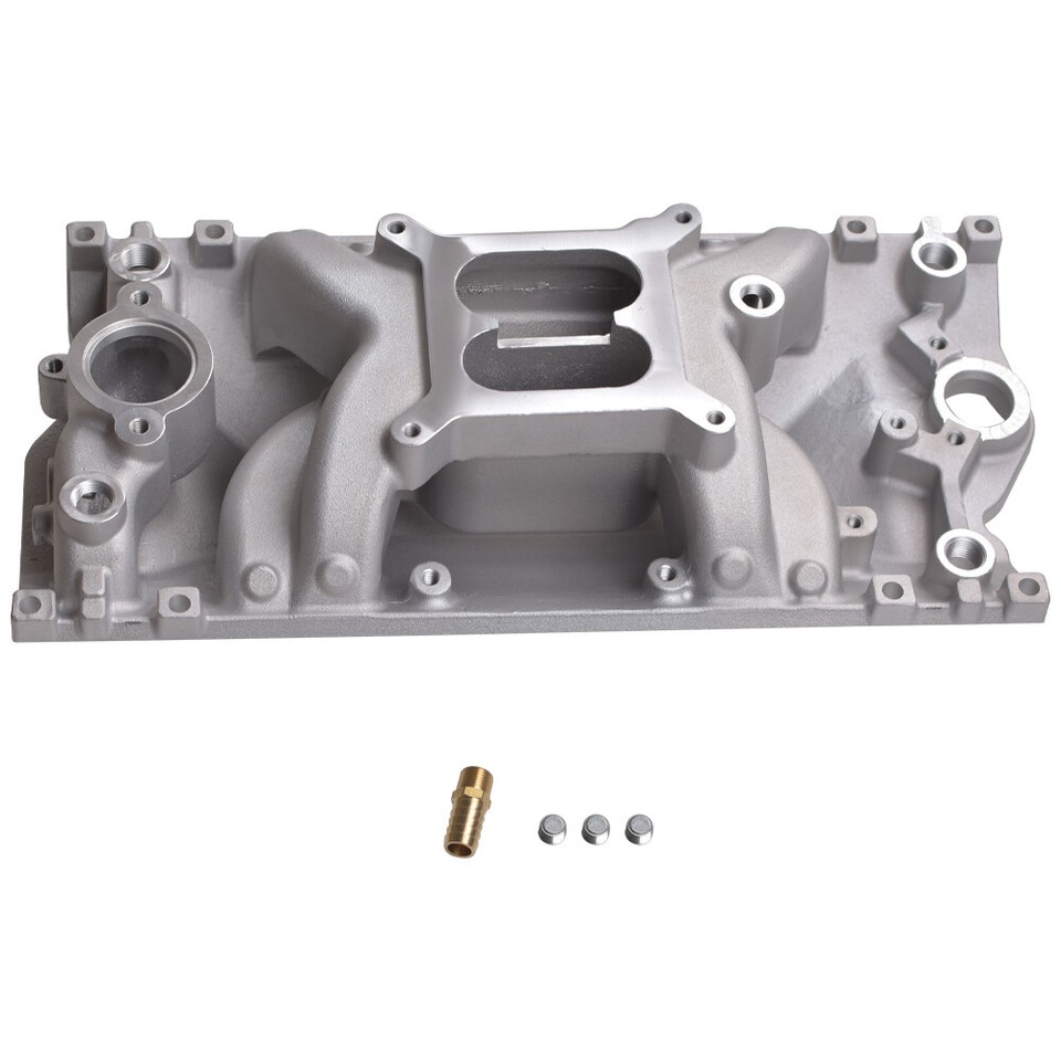Aluminum Dual Plane Intake Manifold for SBC Small Block Chevy 305 350 ...