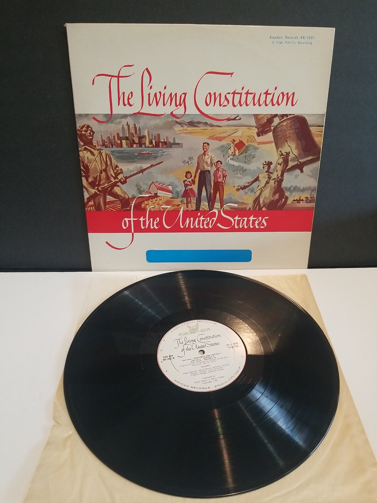 THE LIVING CONSTITUTION OF THE UNITED STATES LP VINYL KR-1001 NR.MINT ...