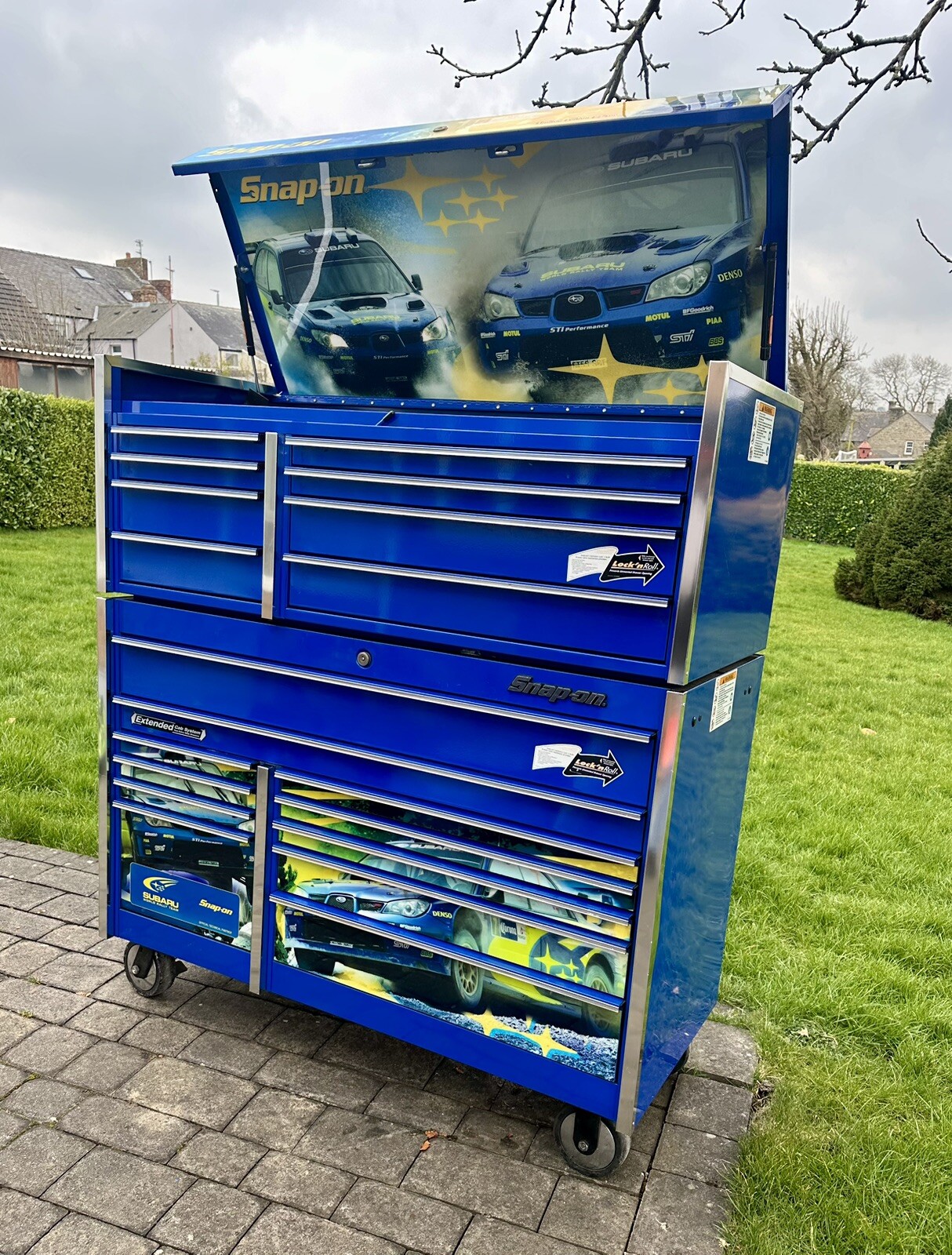 Snap On Tool Box KRL Master Series 55” Stack Subaru Edition Blue With ...