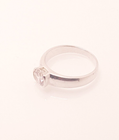 Gorgeous Sparkling White Stone Band Ring 925 Solid Silver Size P~P1/2 ...