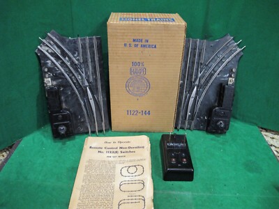 vintage LIONEL #1122 Pair Remote Control “027” Switches- with OB ...